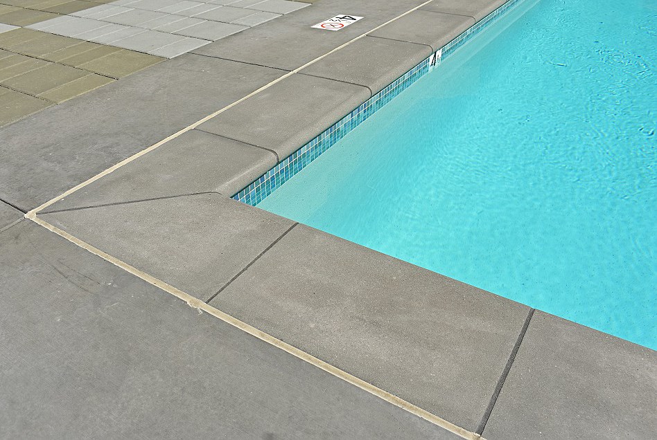 Modern Pool Coping, Concrete Pool Coping