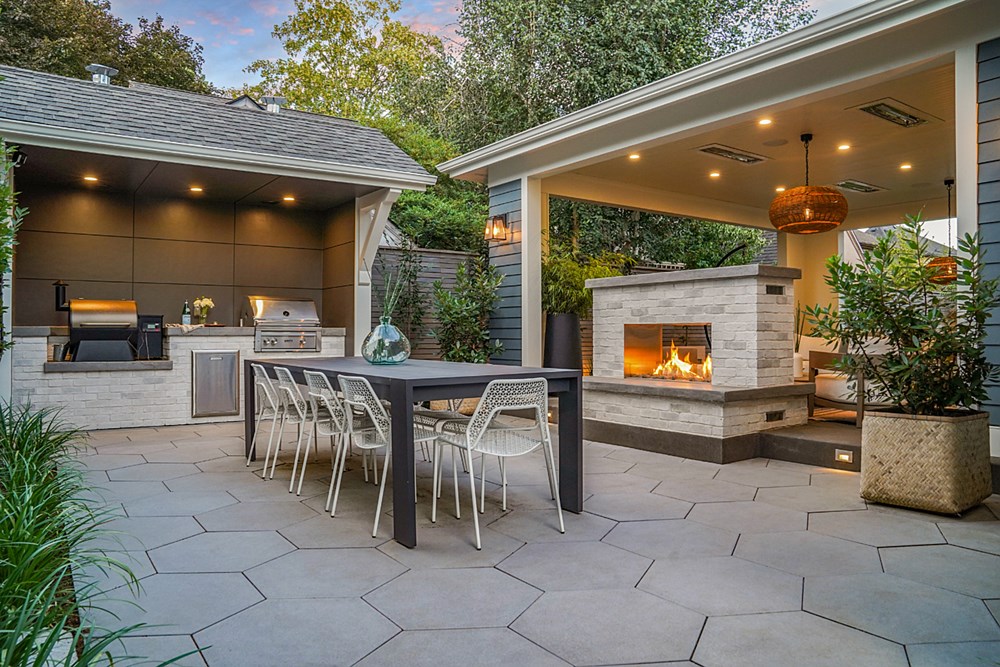 Hexagonal Pavers, Linearity Pavers, California Architectural Pavers