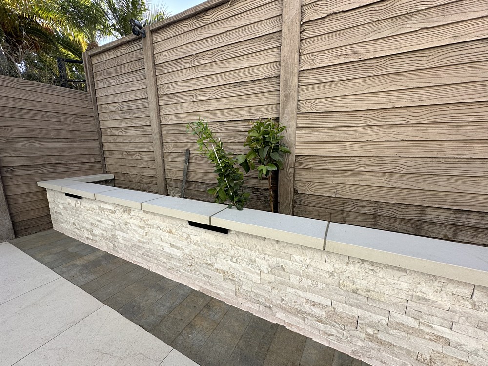 Square (2-1/2'') Wall Cap, Concrete Wall Caps