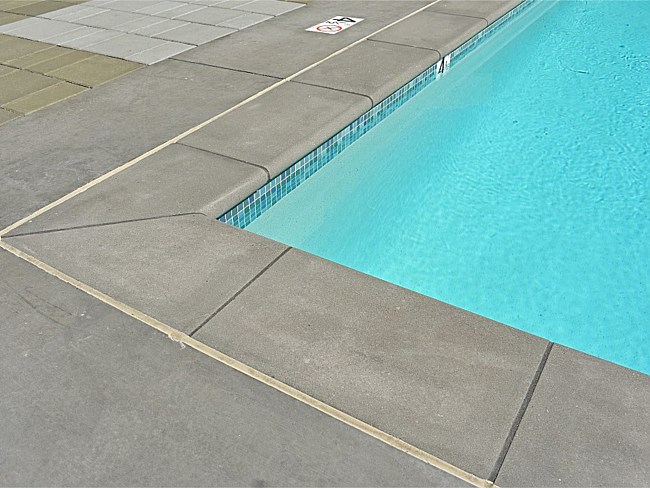 Modern Pool Coping, Concrete Pool Coping