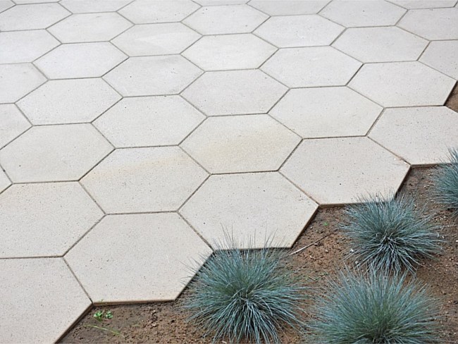 Hexagonal Pavers, Linearity Pavers, California Architectural Pavers